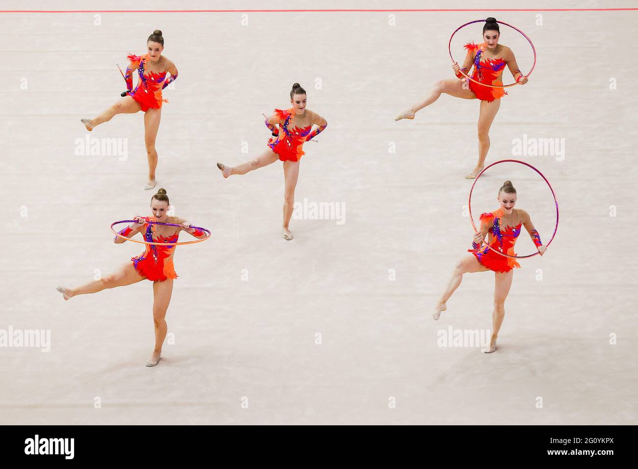 Dortmund, Germany. 04th June, 2021. Gymnastics: Rhythmic gymnastics ...