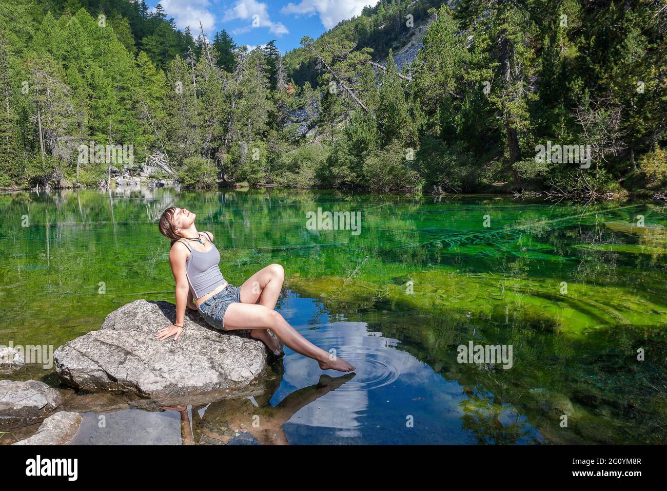 Lac vert france hi-res stock photography and images - Alamy