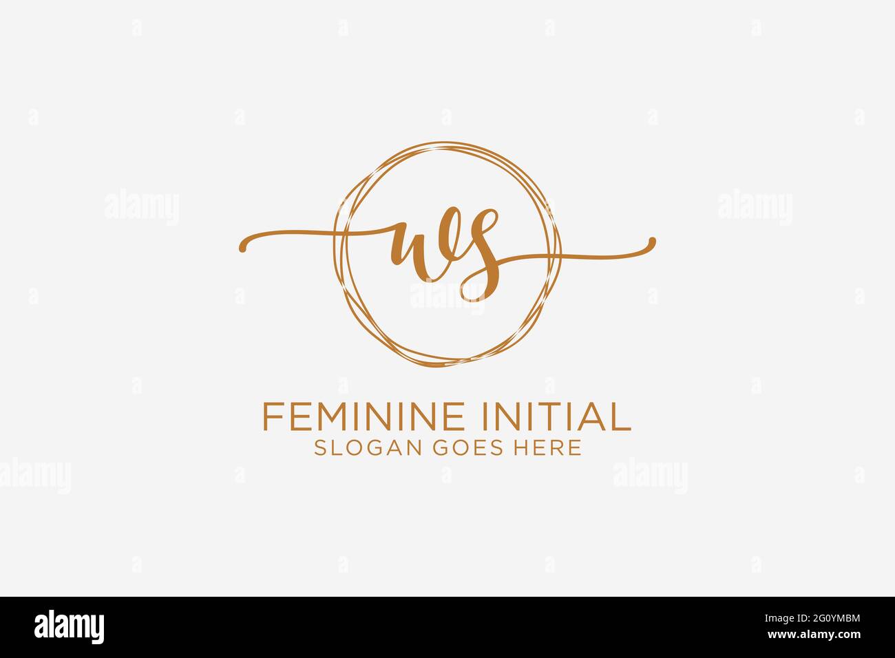 WS beauty monogram and elegant logo design handwriting logo of initial ...