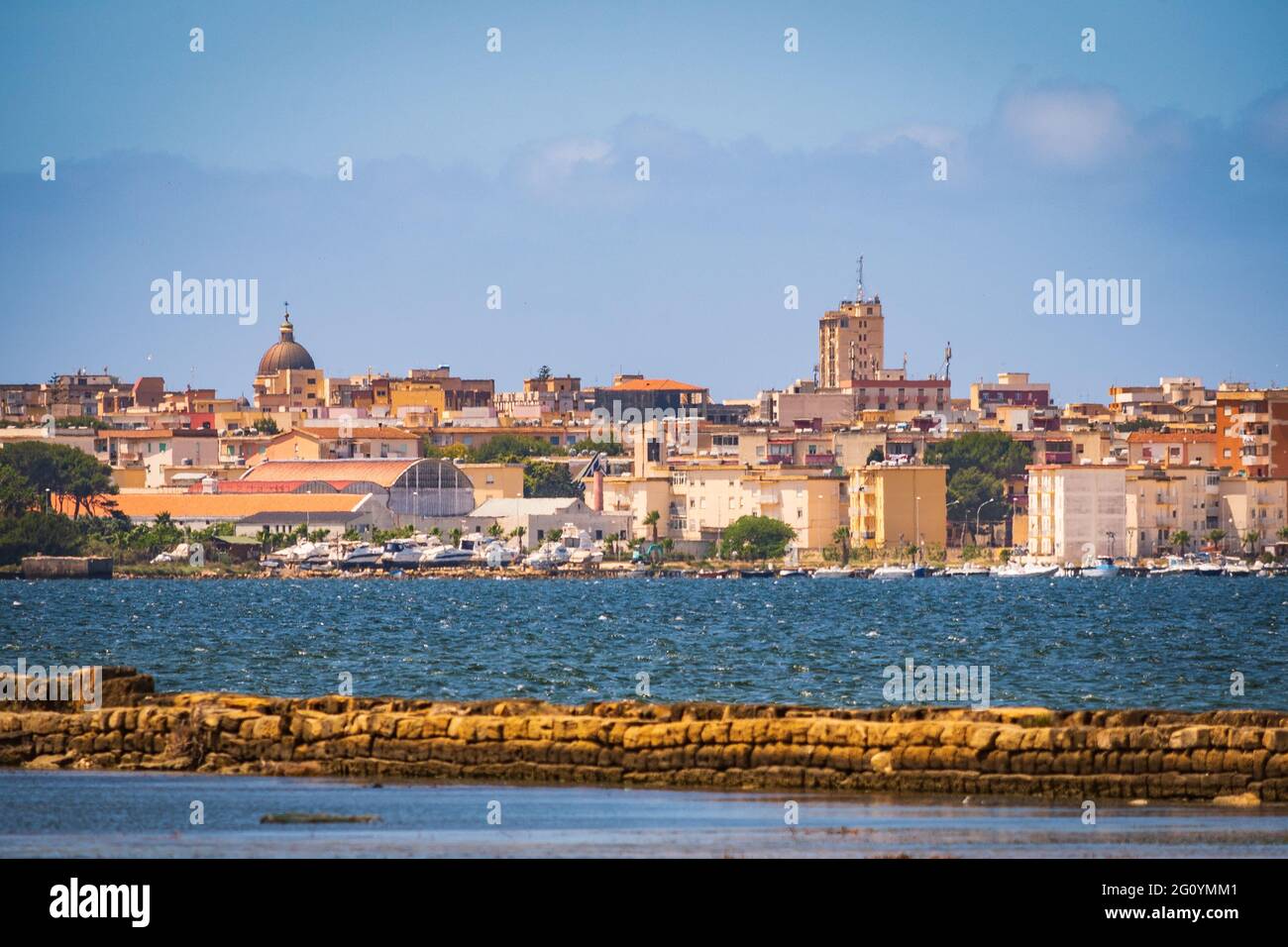Marsala Skyline, Trapani, Sicily, Italy, Europe Stock Photo - Alamy