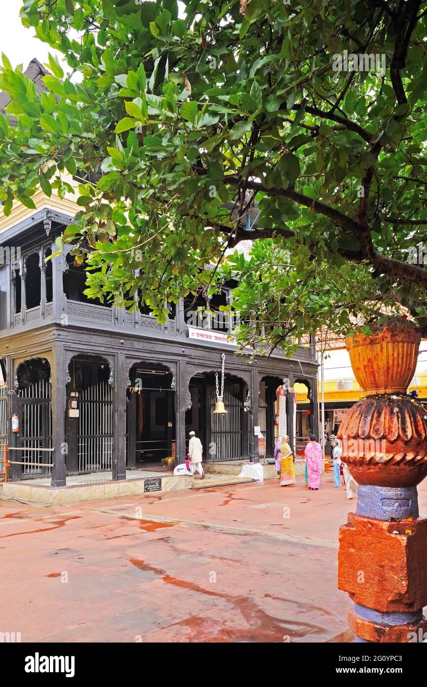 22 09 2012 Saint Eknath samadhi Mandir's(Temple) old wooden entrance ...