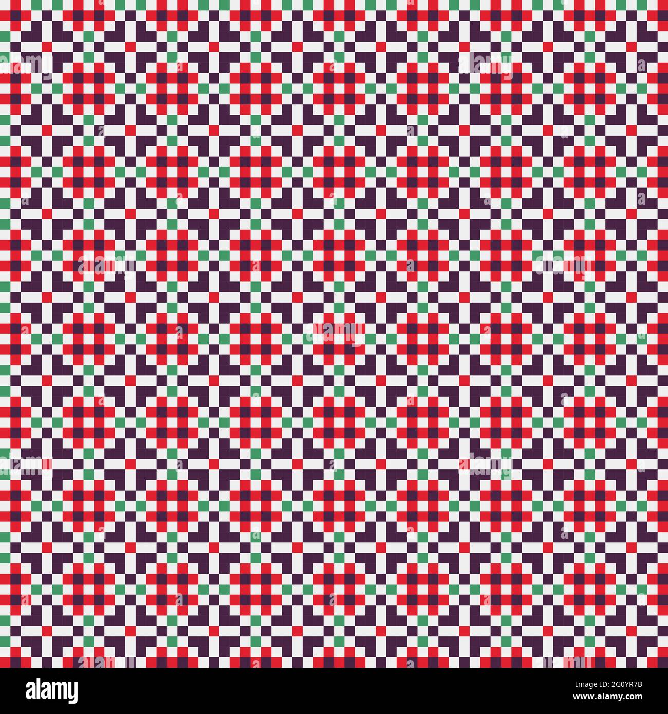 Abstract Cross-Pattern Dotted generative computational art illustration ...
