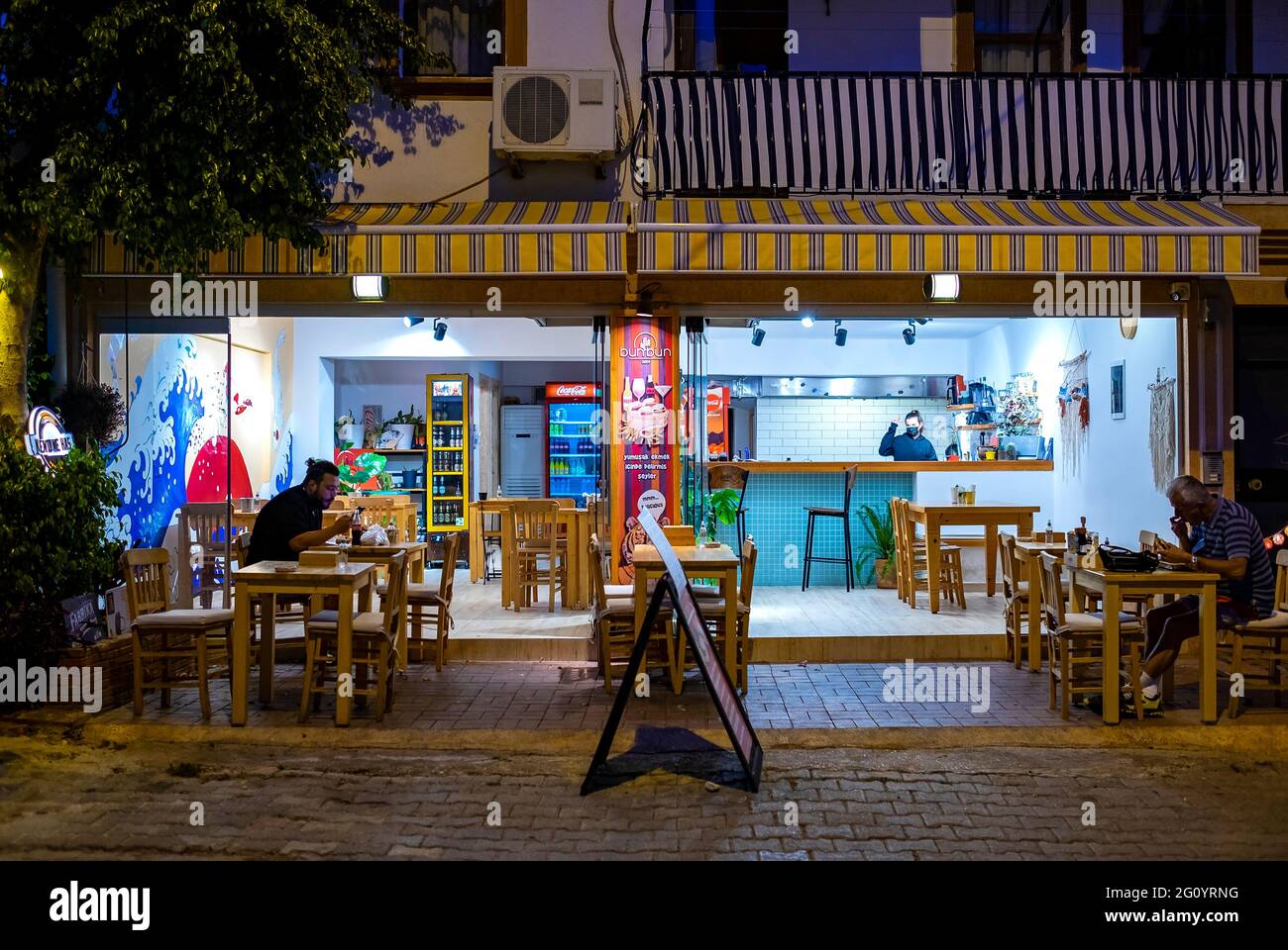 Kas turkey night view hi-res stock photography and images - Alamy