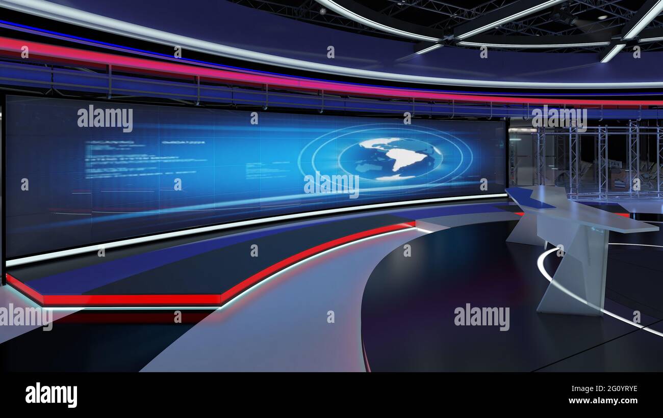 Virtual set studio for chroma footage. wherever you want it, With a ...