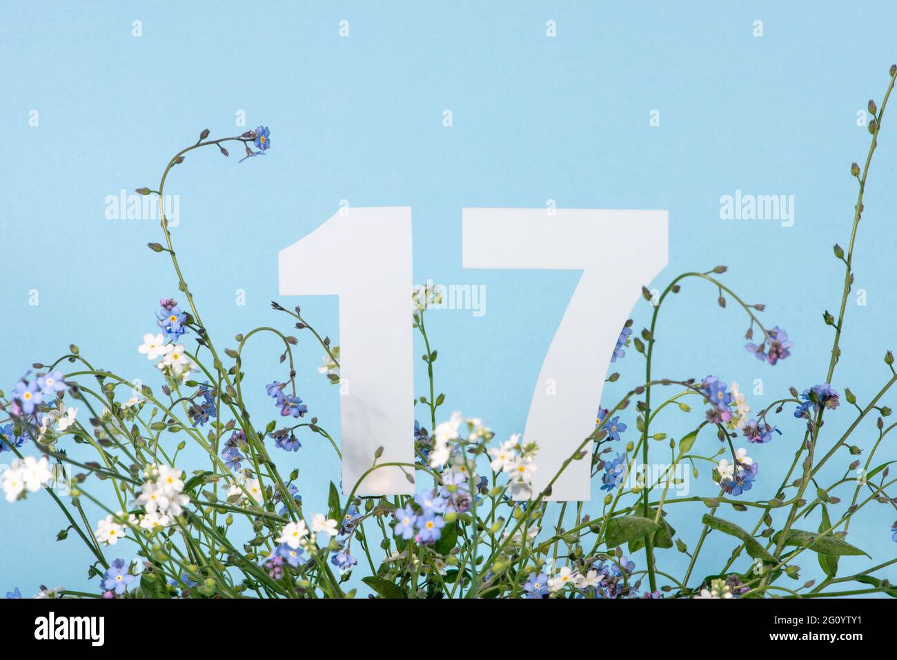 Number seventeen hi-res stock photography and images - Alamy