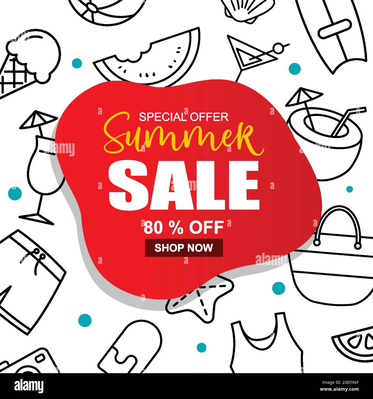 Summer sale banner cover template background. Summer discount special ...