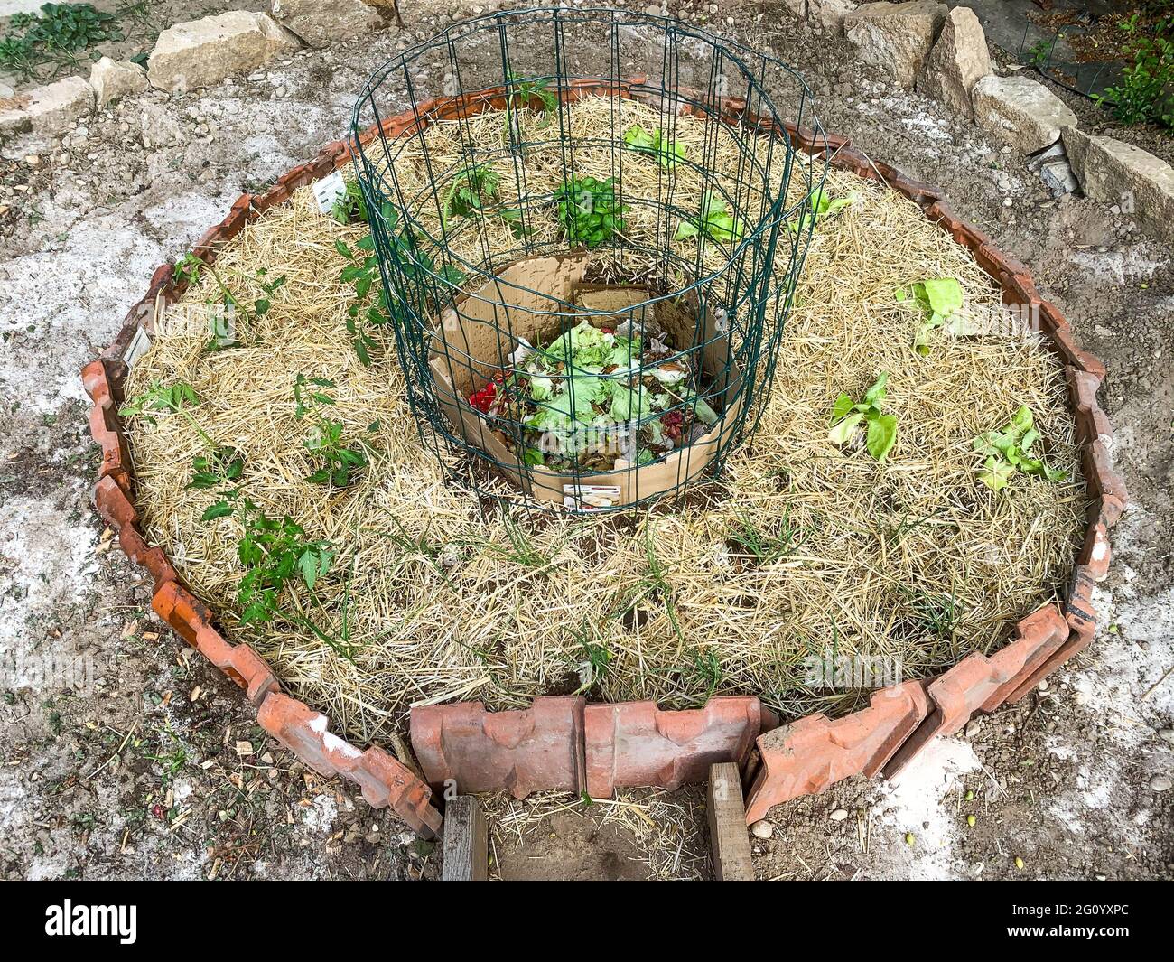 Keyhole garden hi-res stock photography and images - Alamy