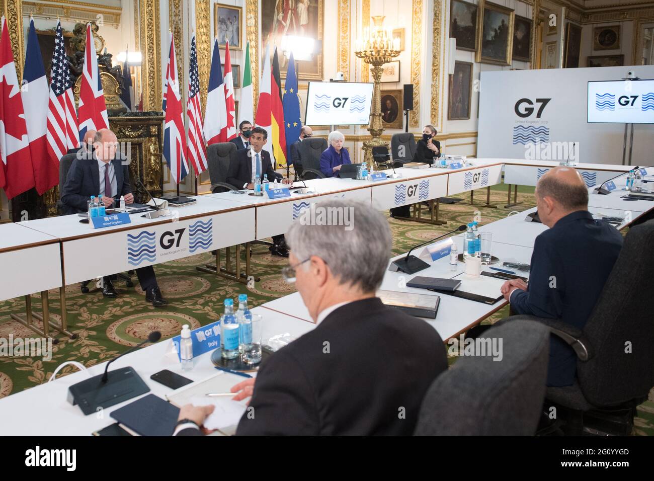 G7 summit 2021 london hi-res stock photography and images - Alamy