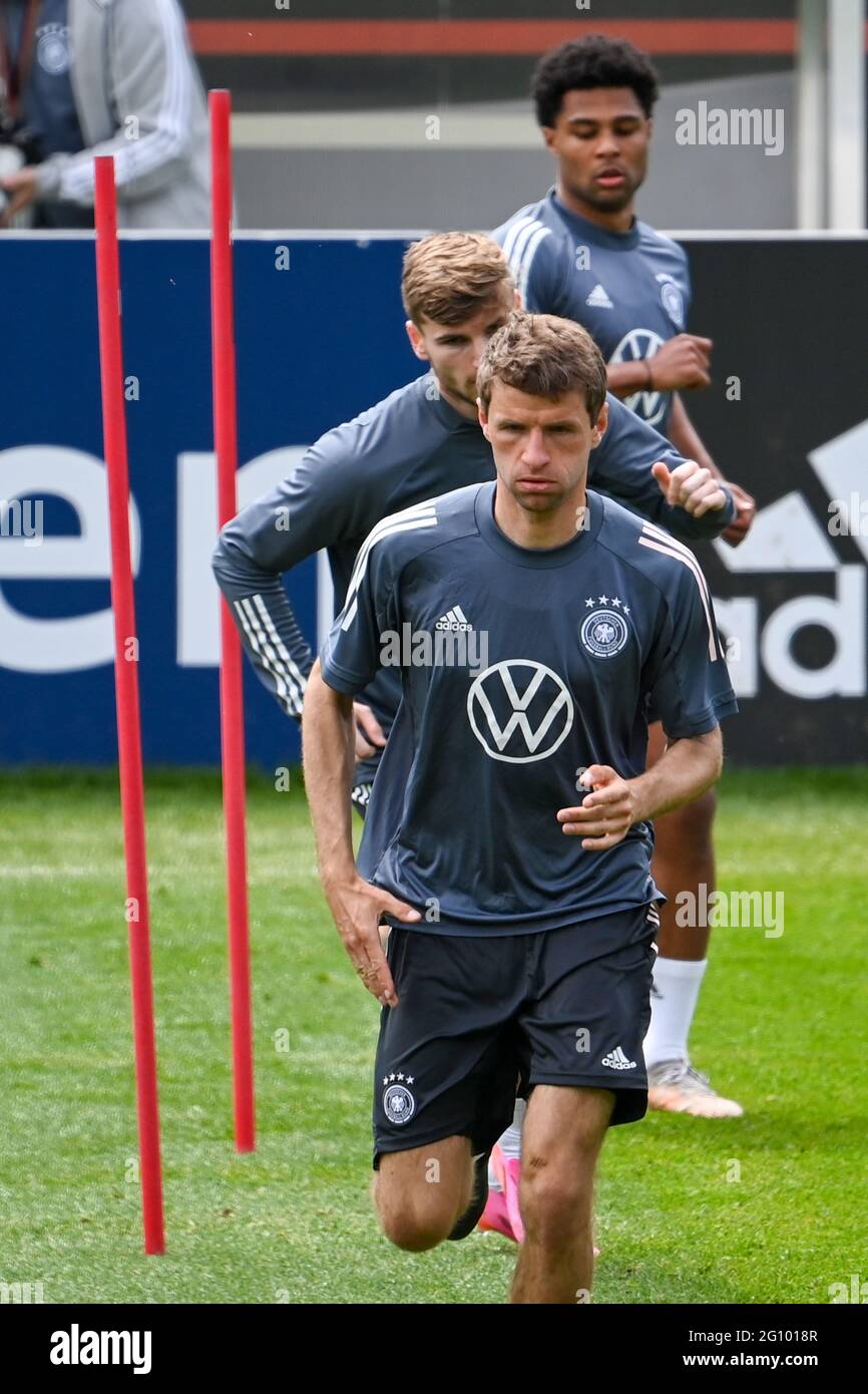 Seefeld, Austria. 04th June, 2021. Football: National team, training ...