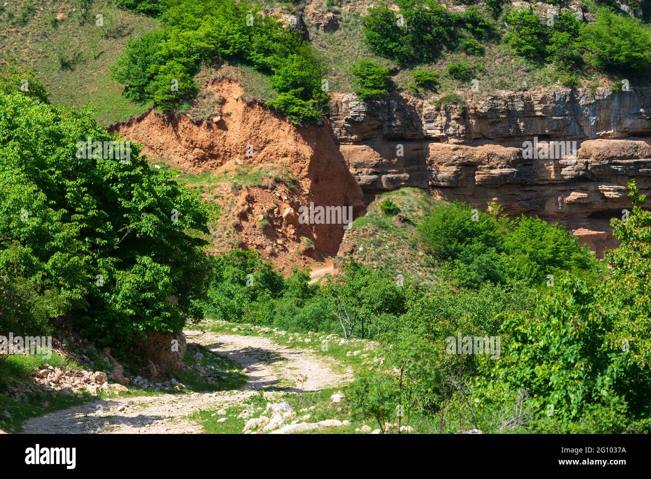 Slope grass rocks hi-res stock photography and images - Alamy