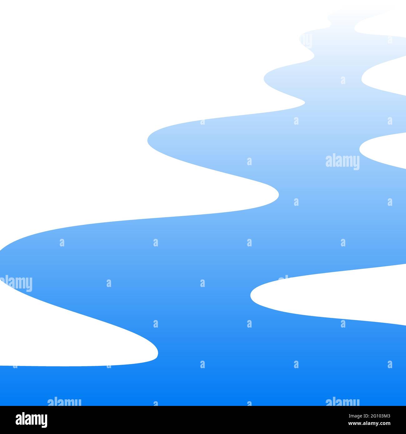 Blue sky river in Stock Vector Images - Alamy