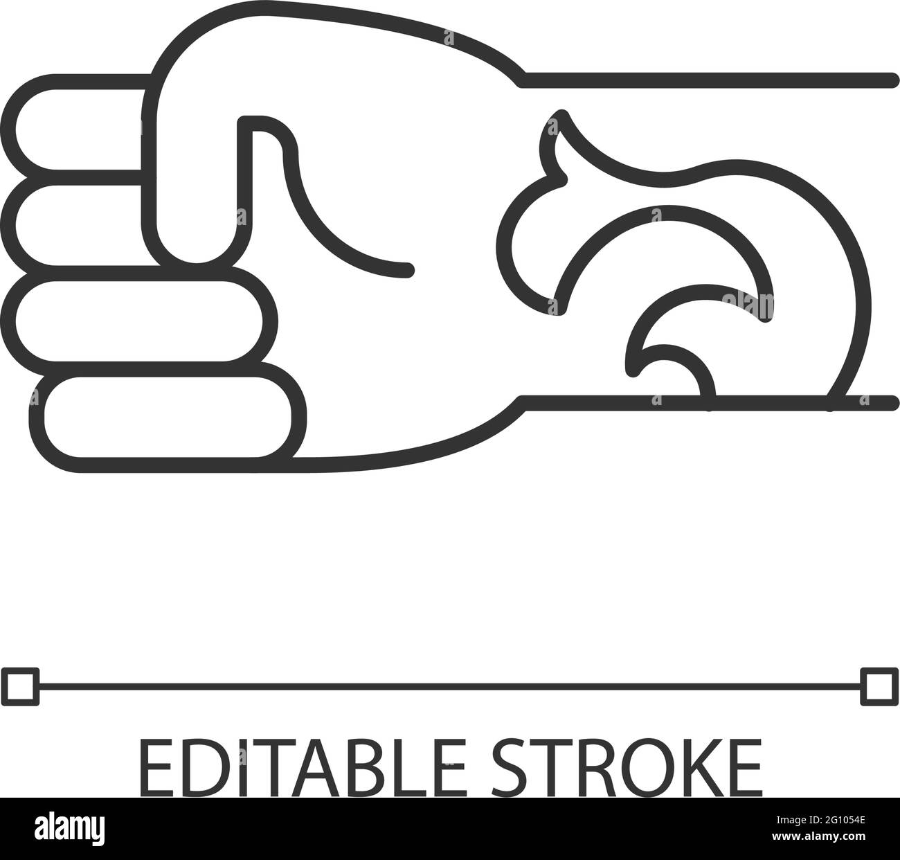 Wrist tattoo linear icon Stock Vector Image & Art - Alamy