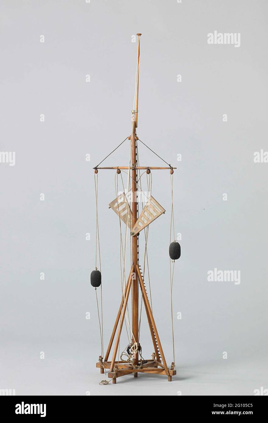 Model of a Batavian Coastal Telegraph. Model of an optical telegraph ...