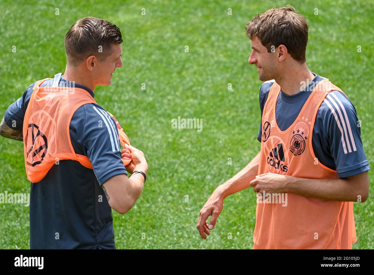 Seefeld, Austria. 04th June, 2021. Football: National team, training ...