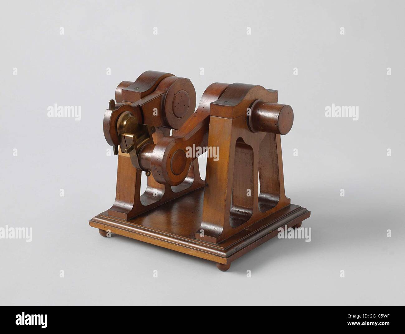 Model of a Disengaging Gear for Paddle Wheels. Model of the crankshaft ...