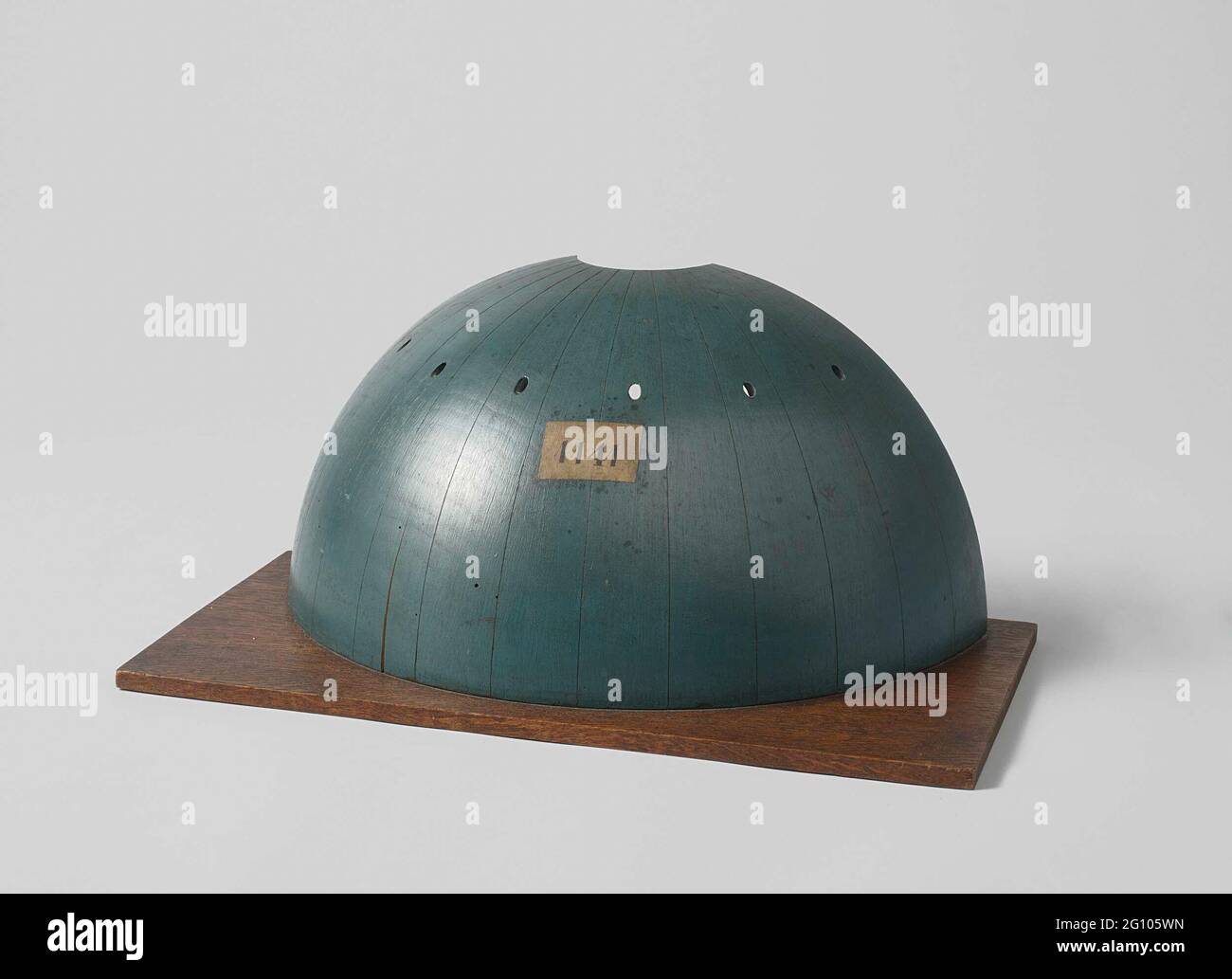 Model of a section of an armoured turret. The process of converting ...