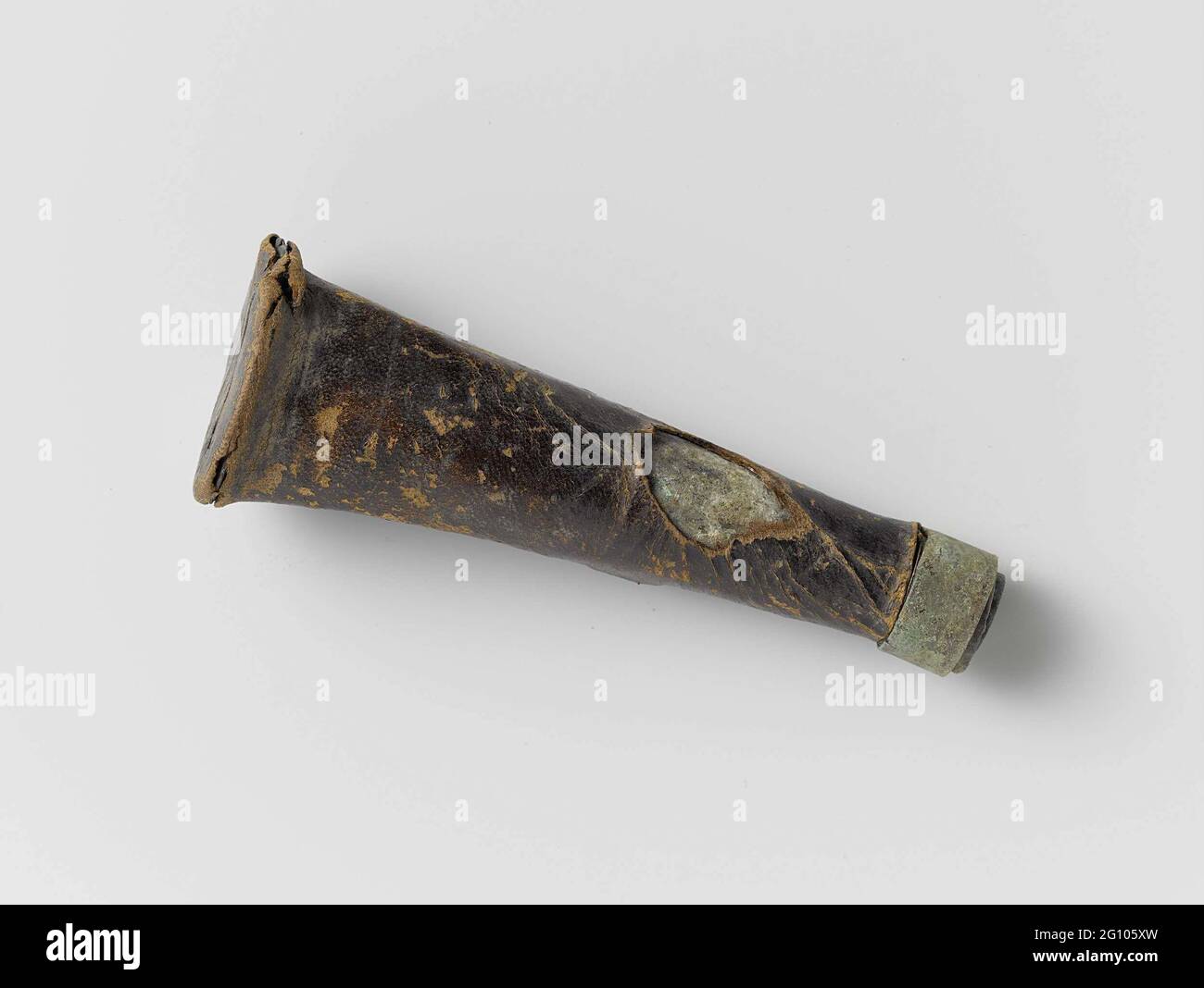 Musket size. Musket size of brass, DOP is missing. There are holes in ...