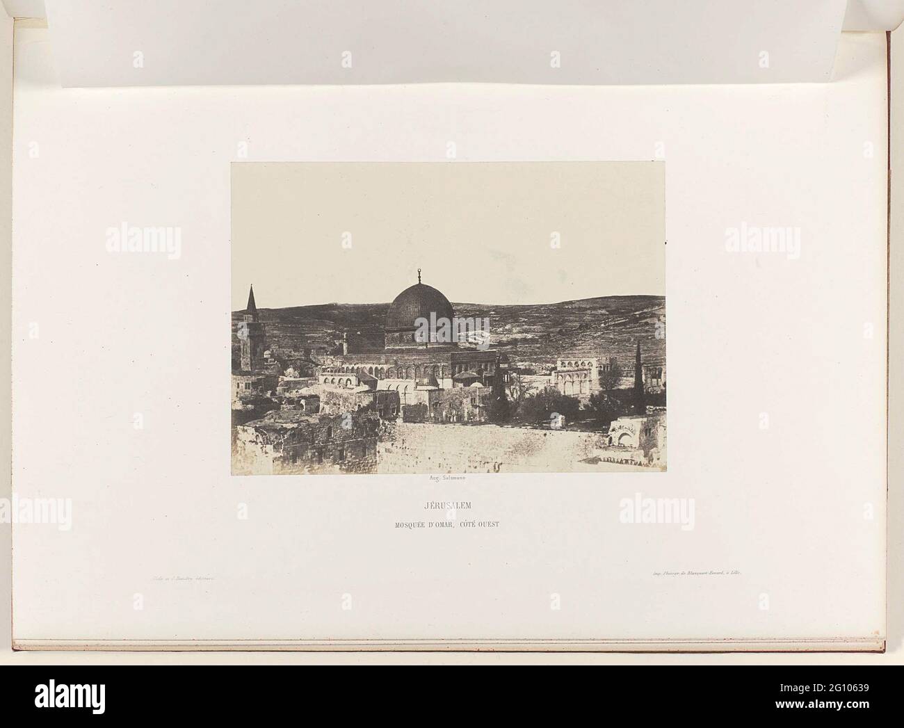 GEZICHT OP OF ROTSKOEPELMOSKEE TE JERUZALEM (Jerusalem / Omar Mosque ...