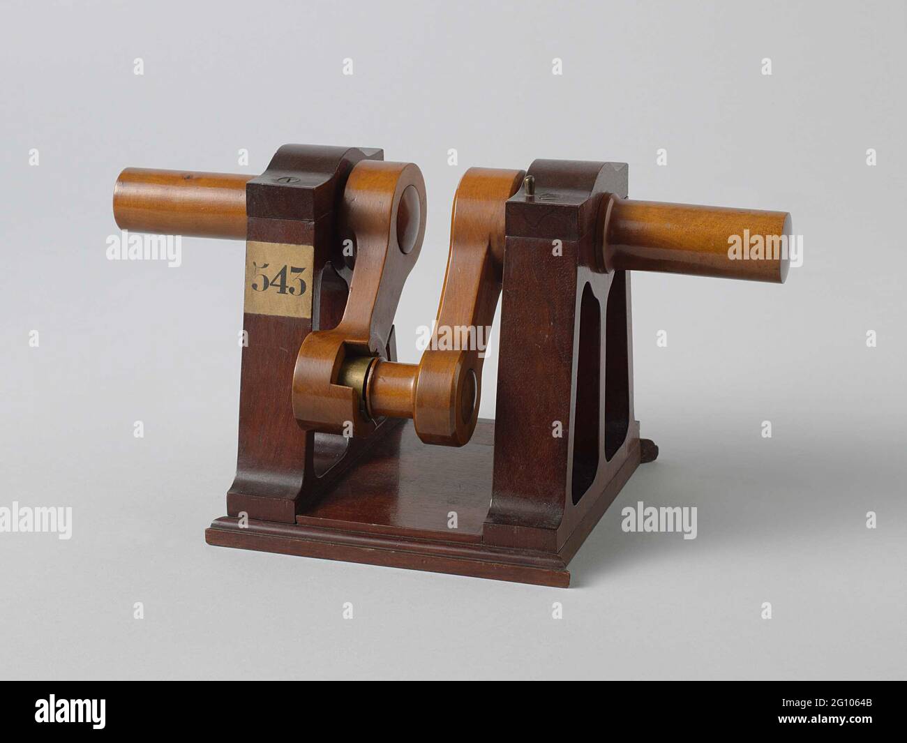 Model of a Disengaging Gear for Paddle Wheels. Model of the crankshaft ...