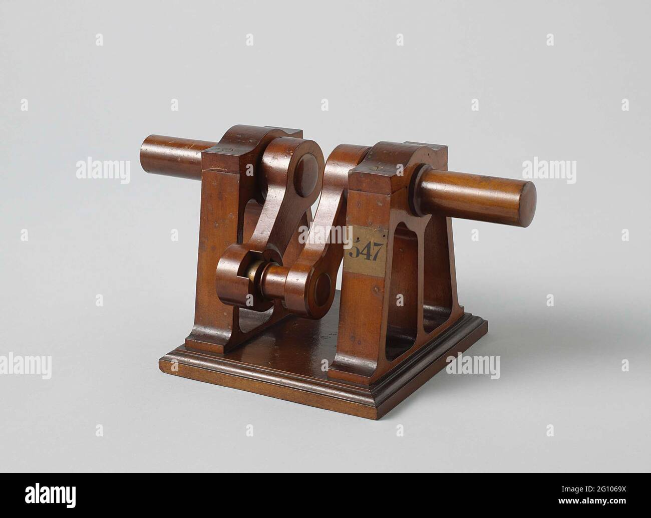 Model of a Disengaging Gear for Paddle Wheels. Model of the crankshaft ...