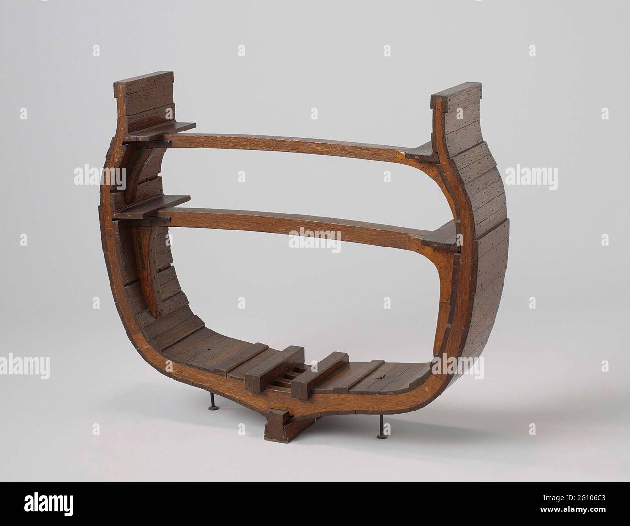 Model of A Hull Section at the Main Frame. Model of a cross-section of ...