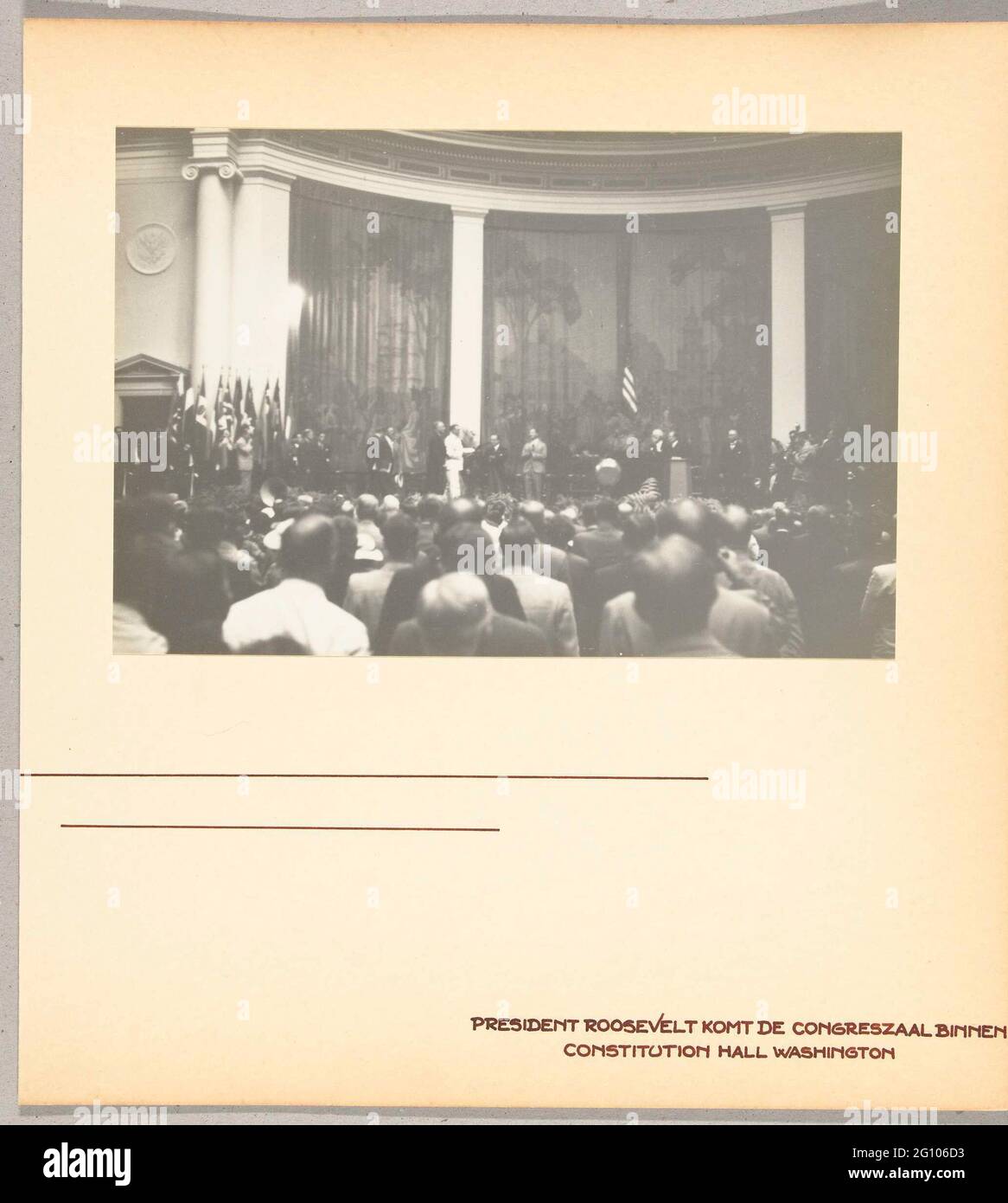 Franklin roosevelt arrives washington hi-res stock photography and ...