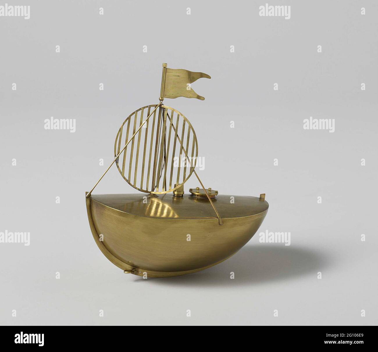 Model of a Floating Beacon. Model of an iron driving beacon in the form ...