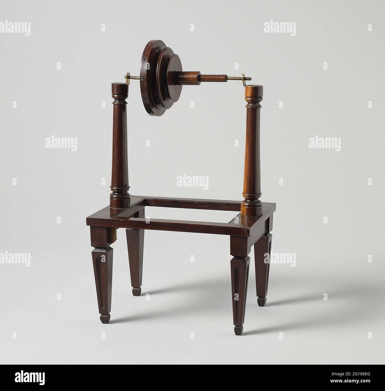 Compound Wheel And Axle. Model of a wind axle, incomplete. It stands on ...