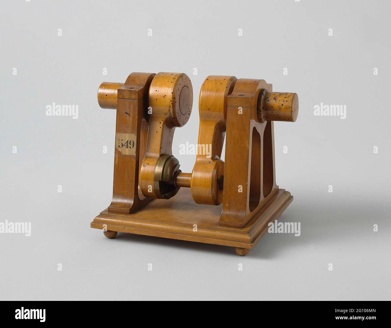 Model of a Disengaging Gear for Paddle Wheels. Model of the crankshaft ...