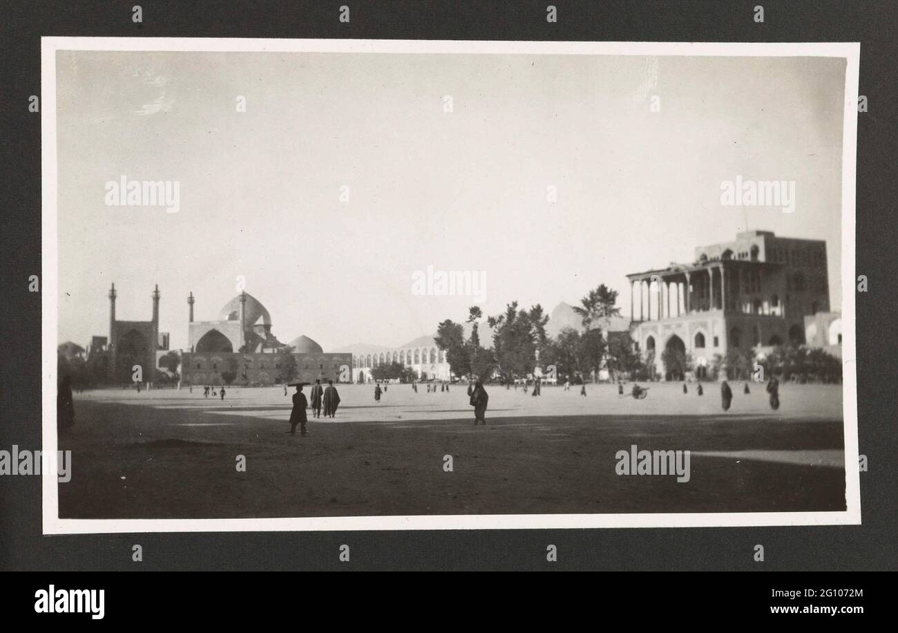 View of the Naghsh-e Jahan Square, Isfahan, Persia; The Maidan Shah ...