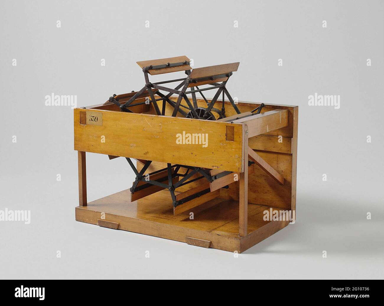 Model of A Paddle Wheel. Model of a scoop wheel (port) with eight ...