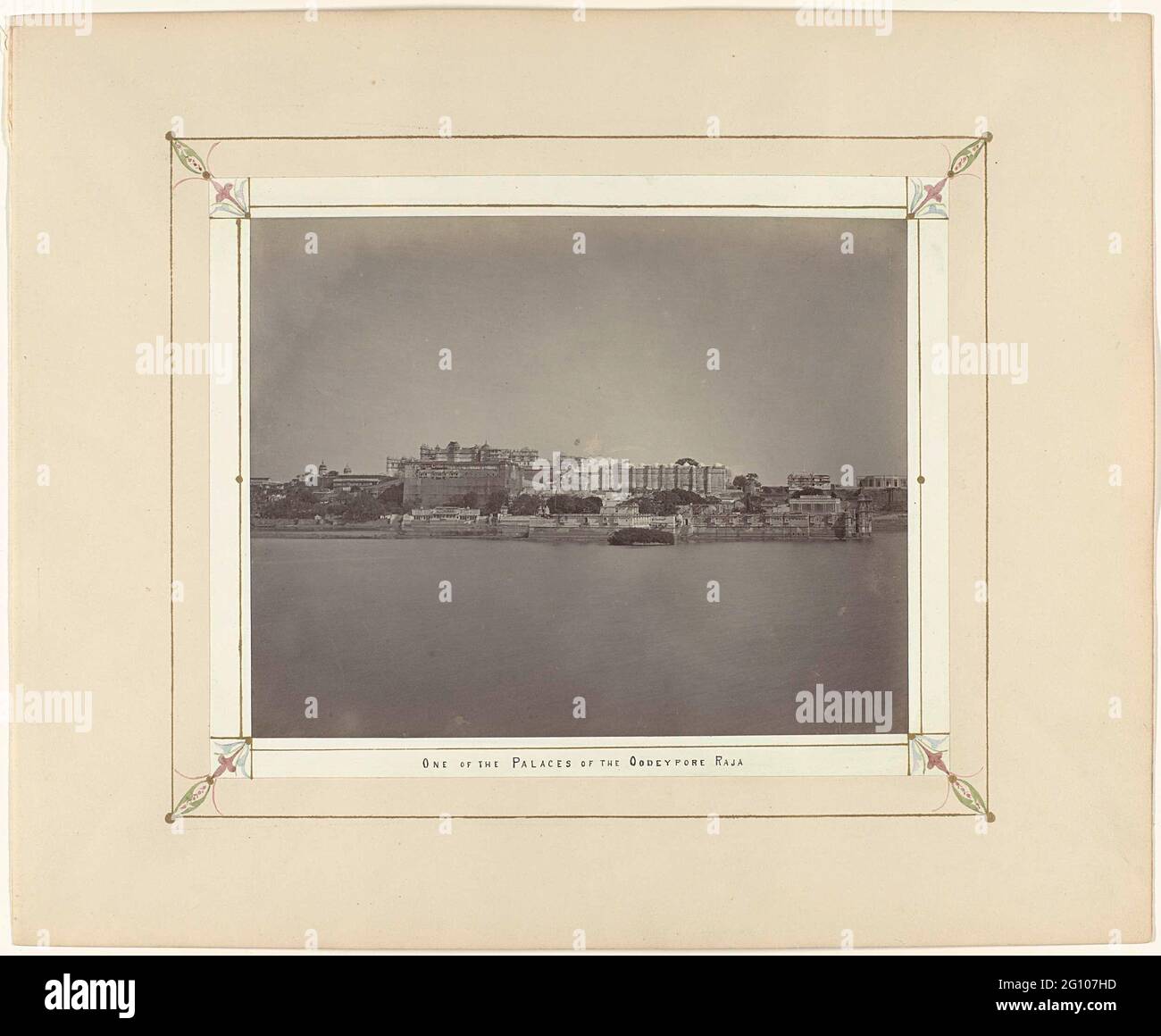 One of the Palaces of the Oodeypore Raja Stock Photo - Alamy