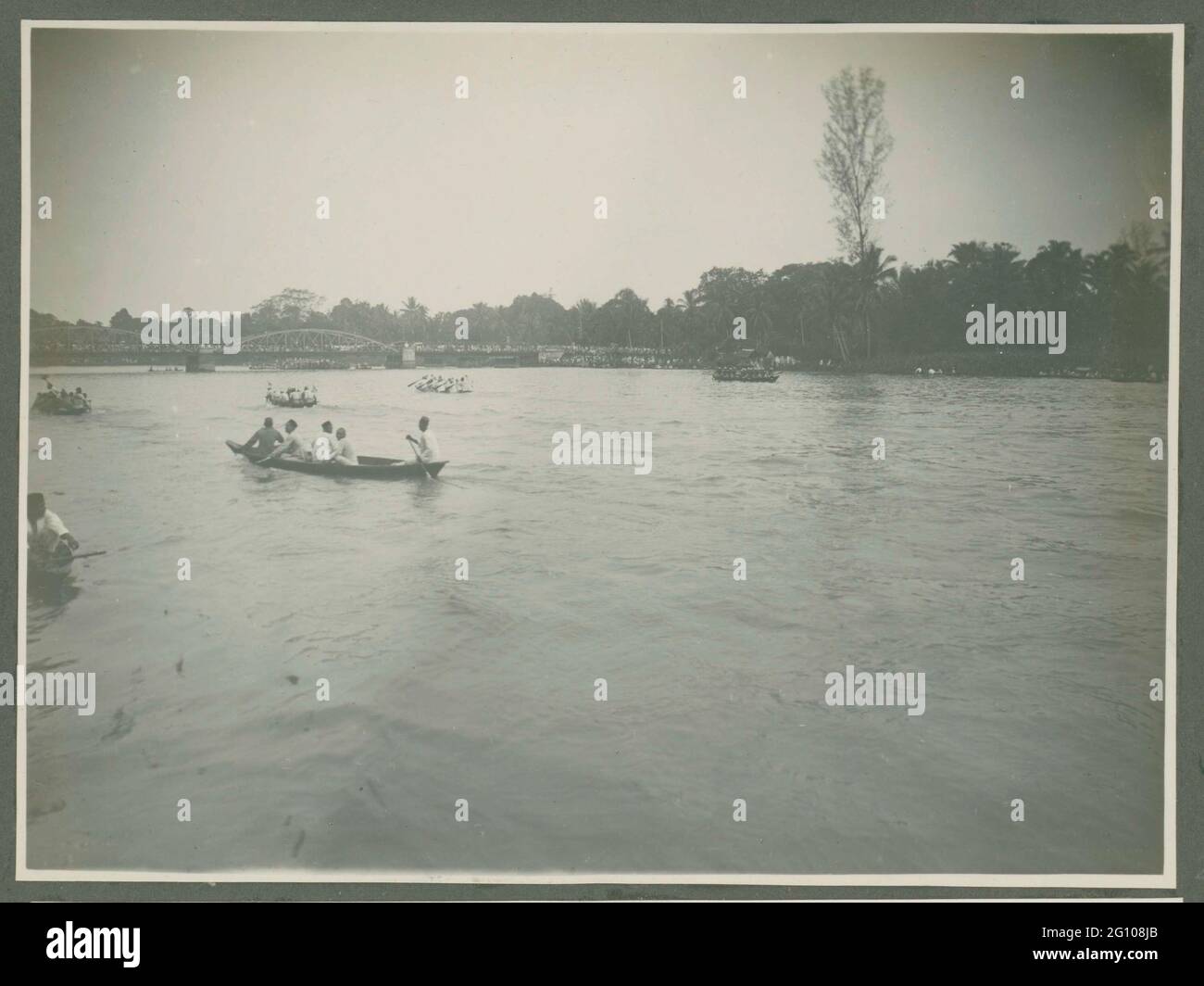 Rowing competitions at the Jubilee of the Sultan at the Long Kat ...