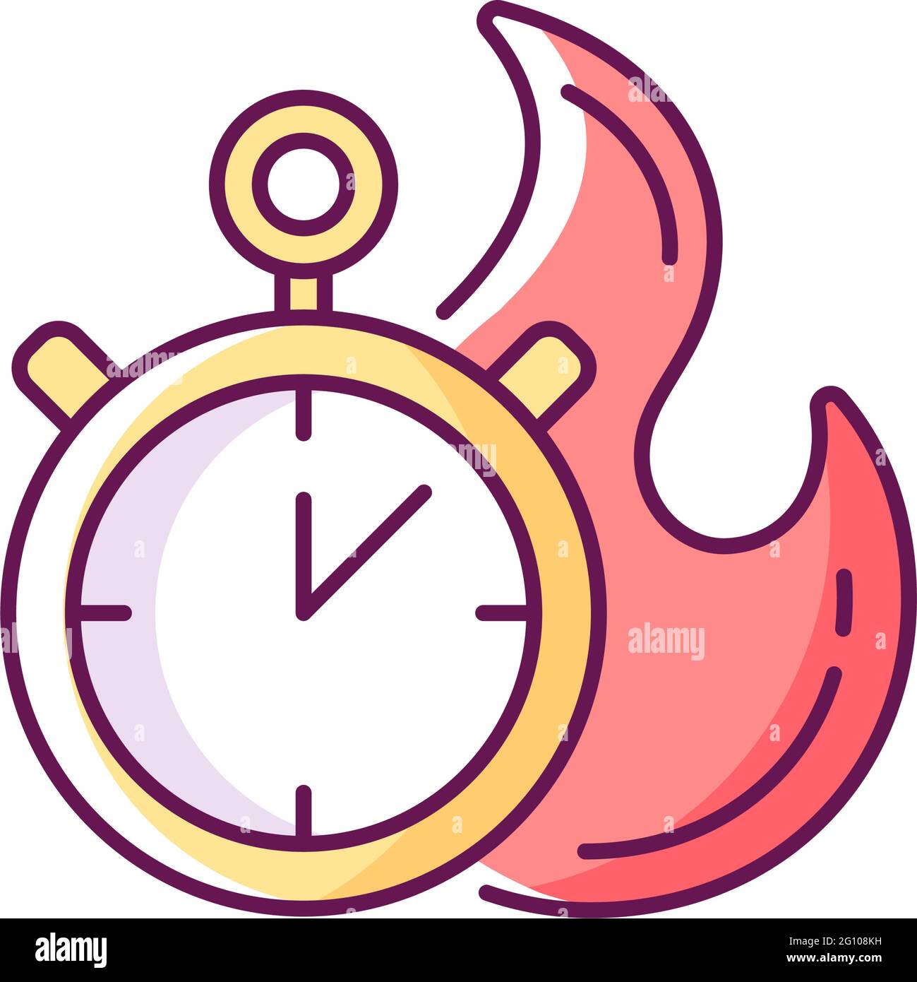 Time limit RGB color icon Stock Vector Image & Art - Alamy