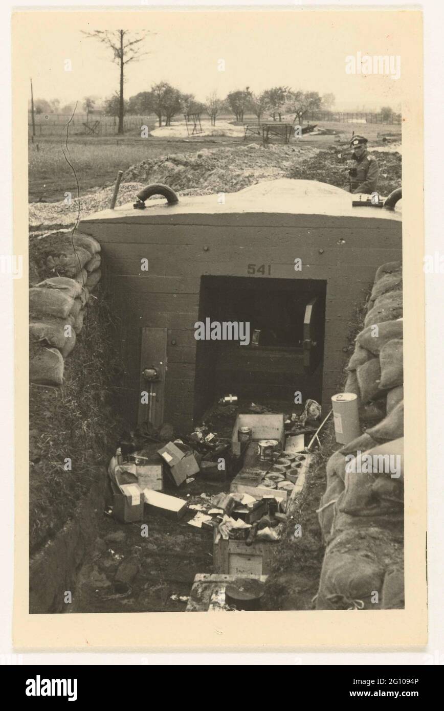 Abandoned Dutch bunker. Abandoned Dutch bunker. Front sandbags and all ...