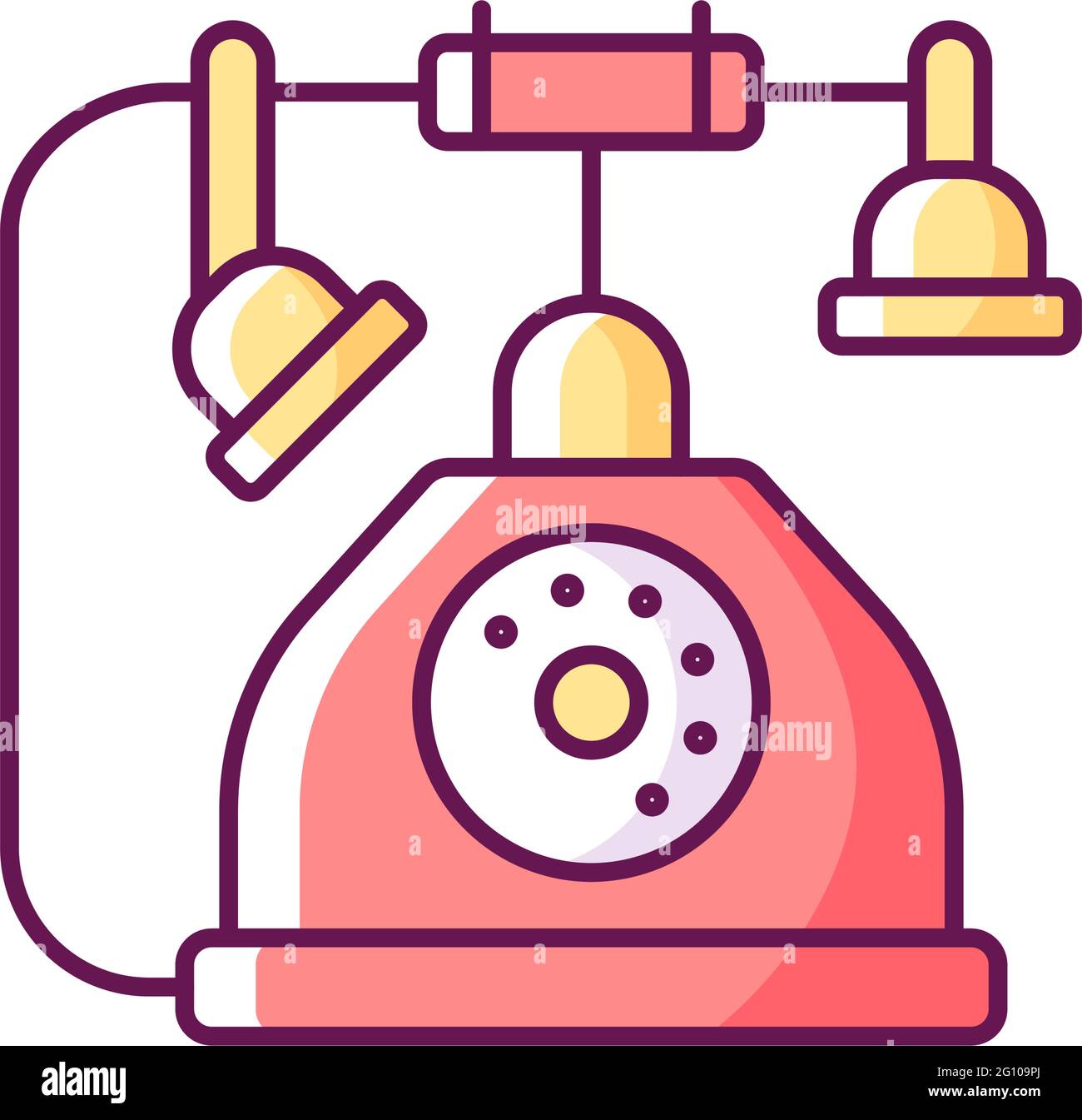 Telephone RGB color icon Stock Vector Image & Art - Alamy