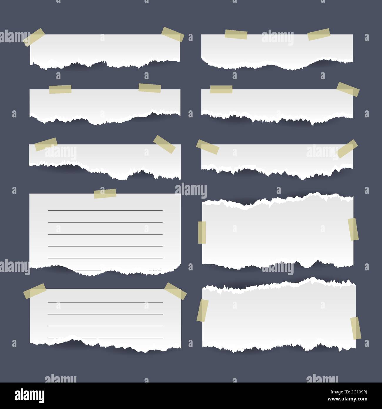 Crumpled papers Stock Vector Images - Alamy