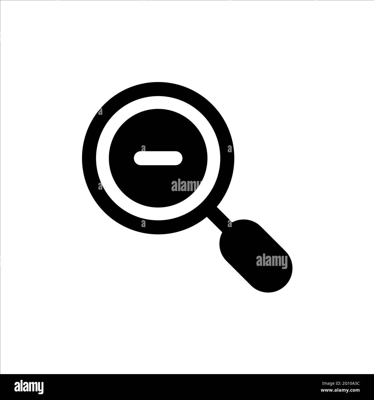 Zoom out vector vectors Black and White Stock Photos & Images - Alamy