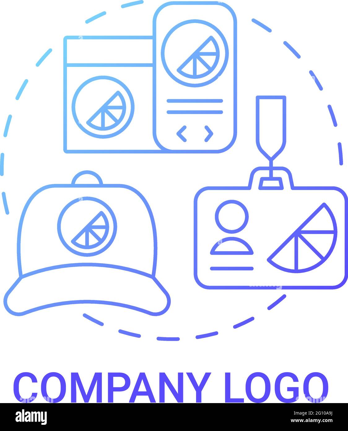 Company logo concept icon Stock Vector Image & Art - Alamy
