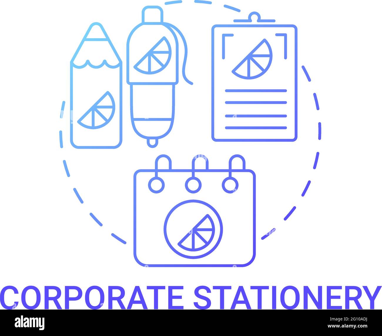 Corporate stationery concept icon Stock Vector Image & Art - Alamy