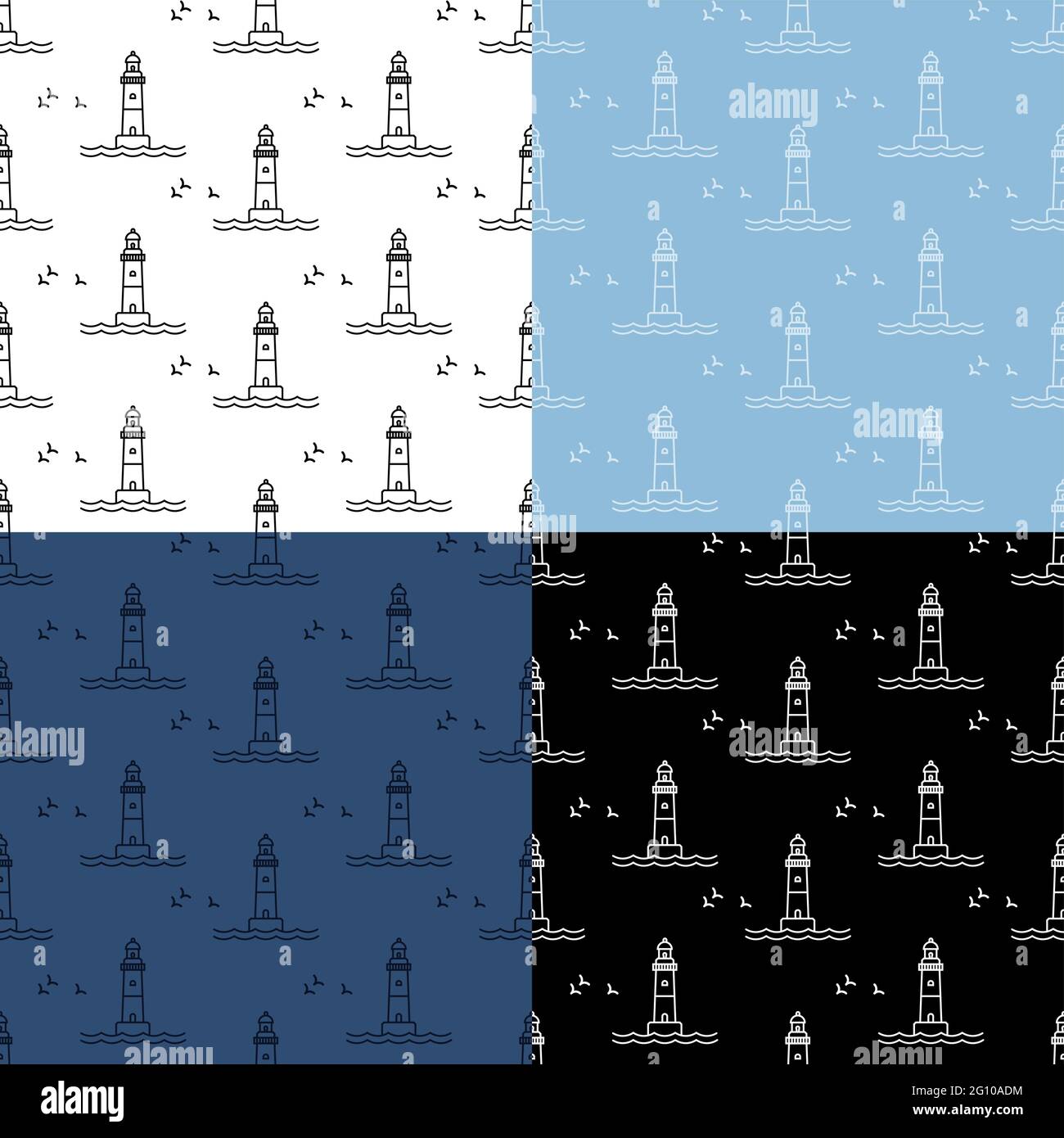 Coastal patterns Stock Vector Images - Alamy