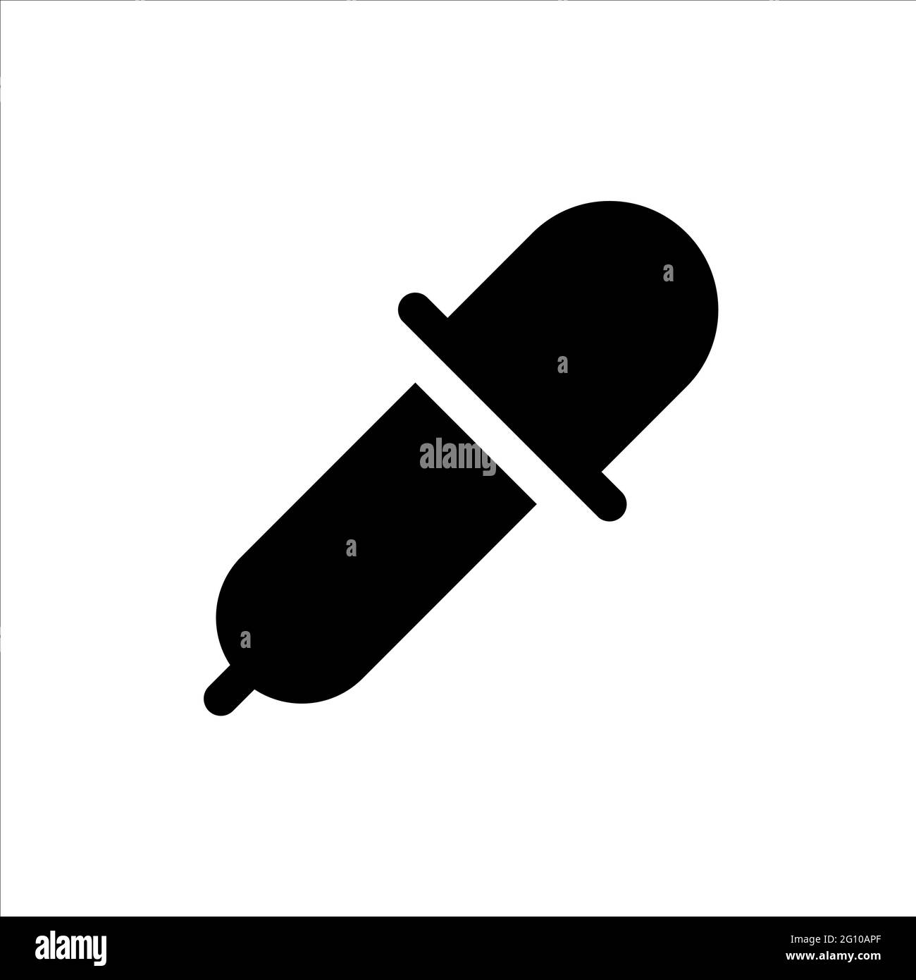 Pipette glyph icon drop Stock Vector Images - Alamy
