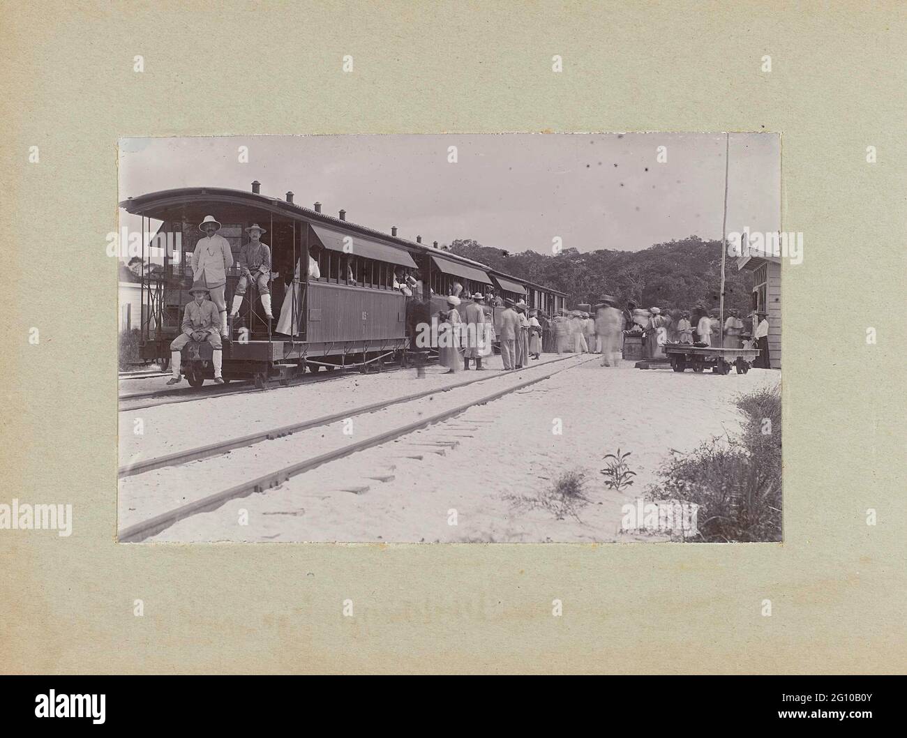 Train at station. Arrival of a train at a station. Photo in the photo ...