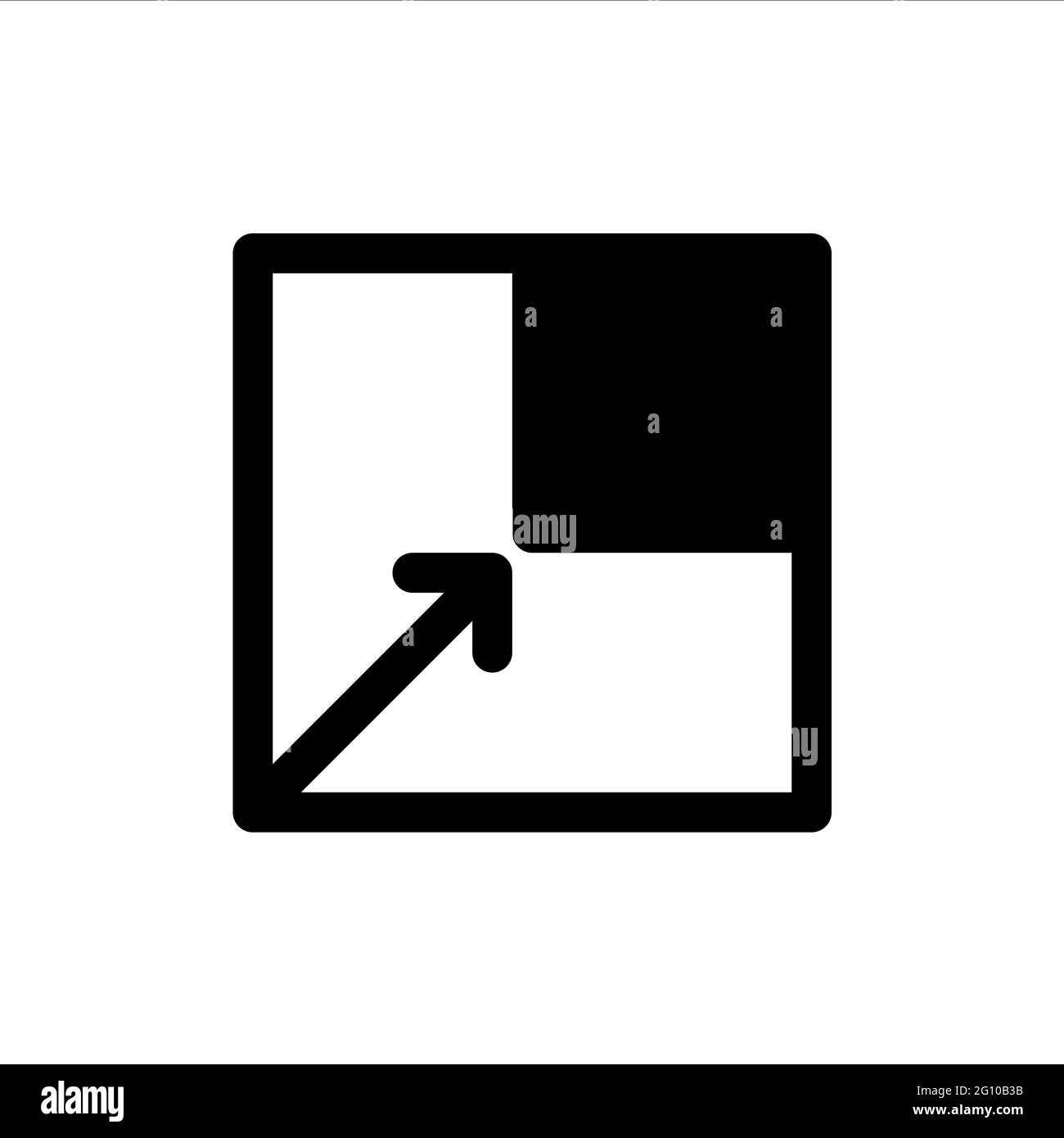 Image resizer icon glyph style Stock Vector Image & Art - Alamy