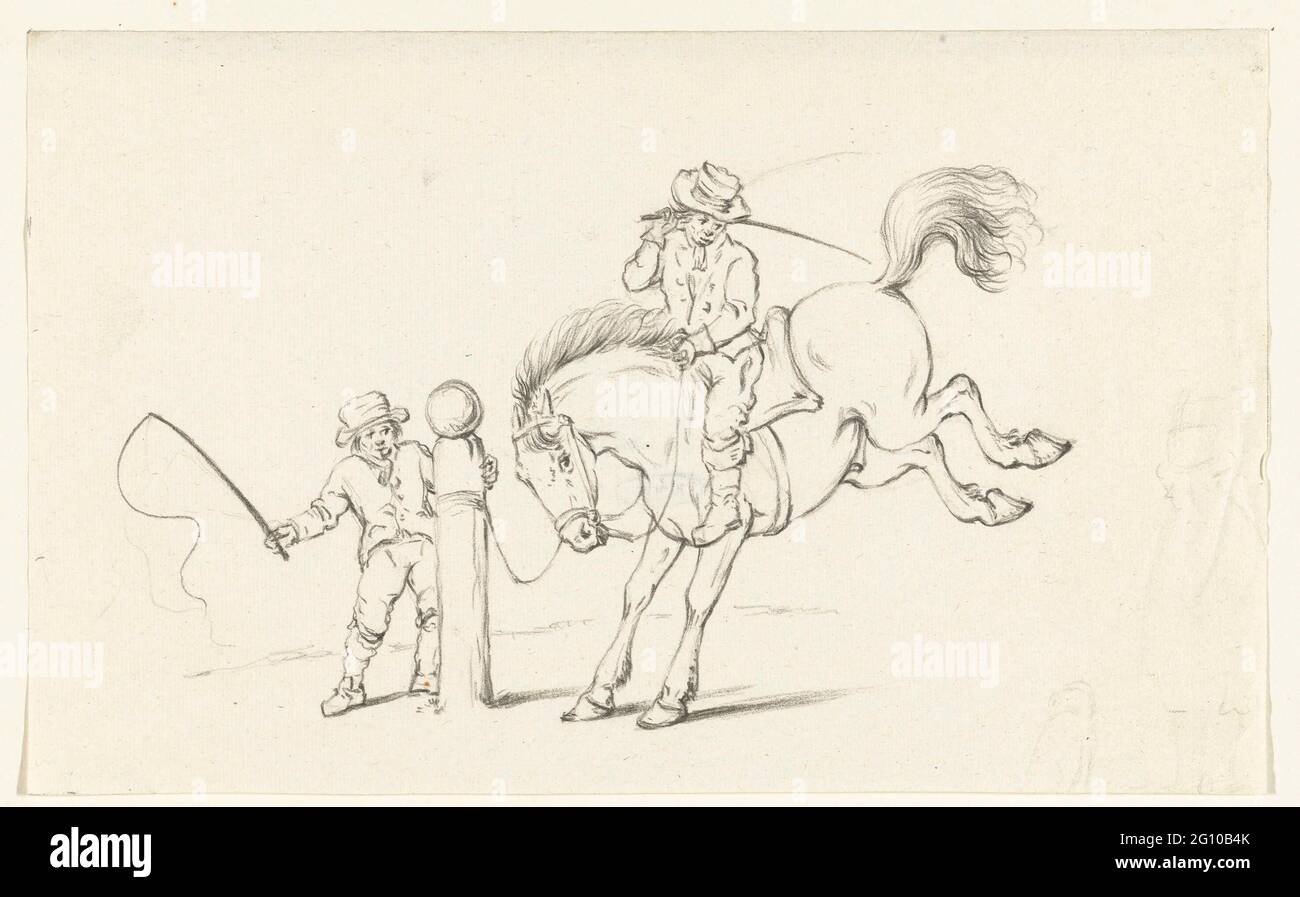 Taming a horse Stock Photo - Alamy