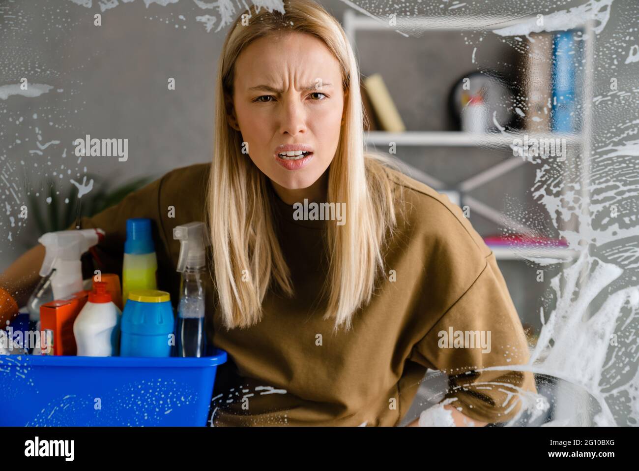 Frustrated and woman and products hi-res stock photography and images ...