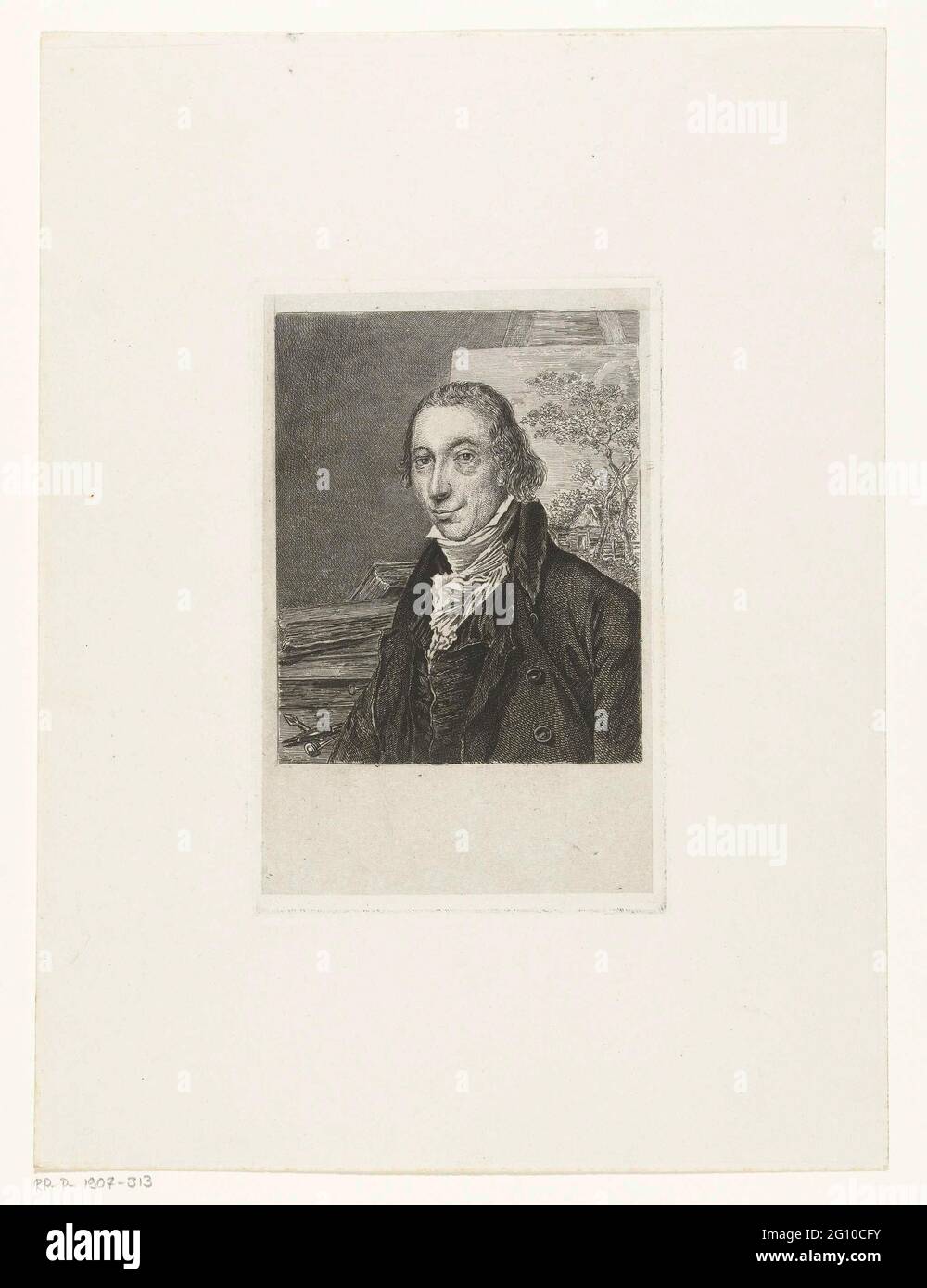 Portrait of the painter Hermanus van brussel Stock Photo - Alamy