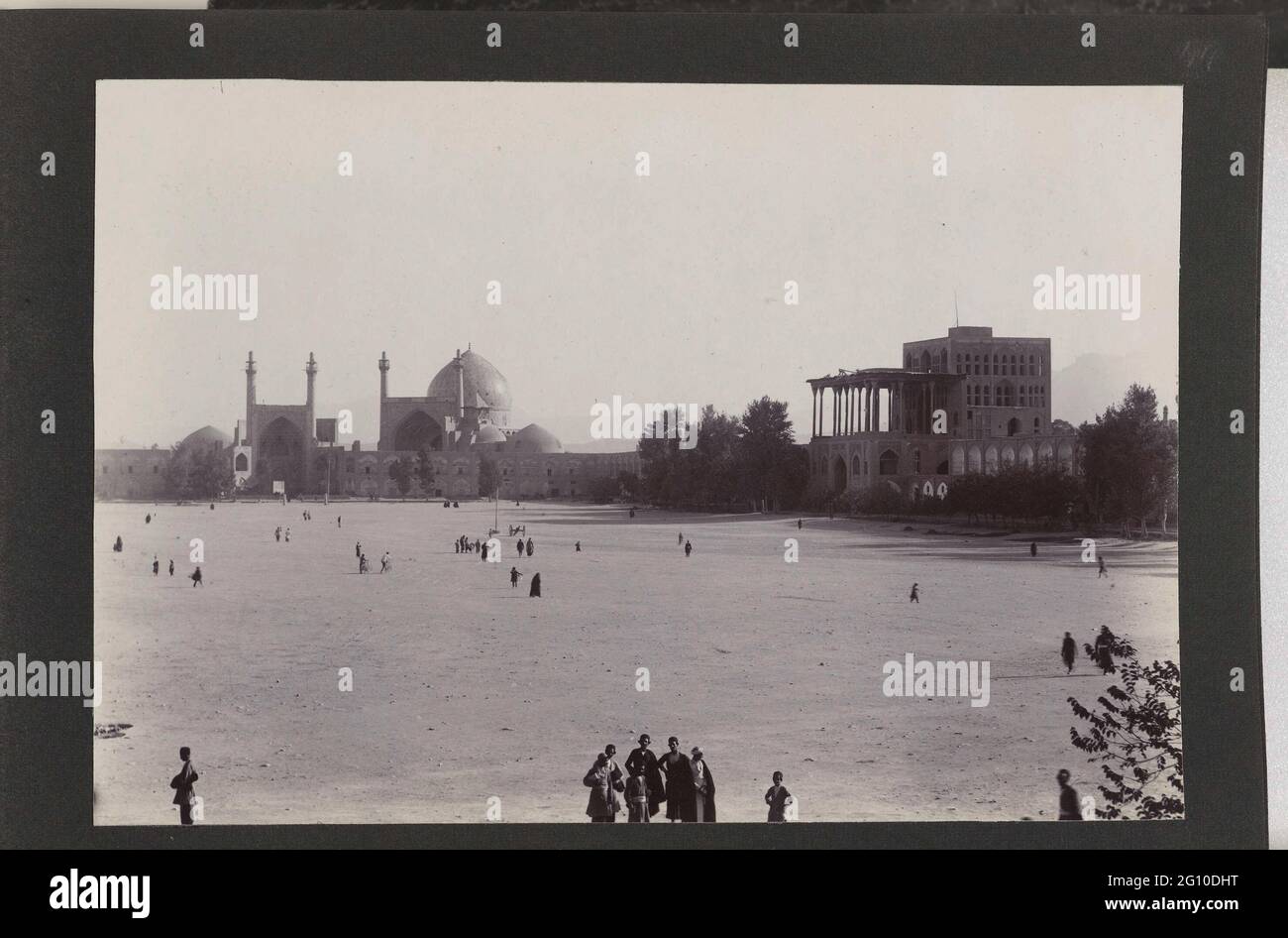 View of the Naghsh-e Jahan Square, Isfahan, Persia; The Maidan Shah ...