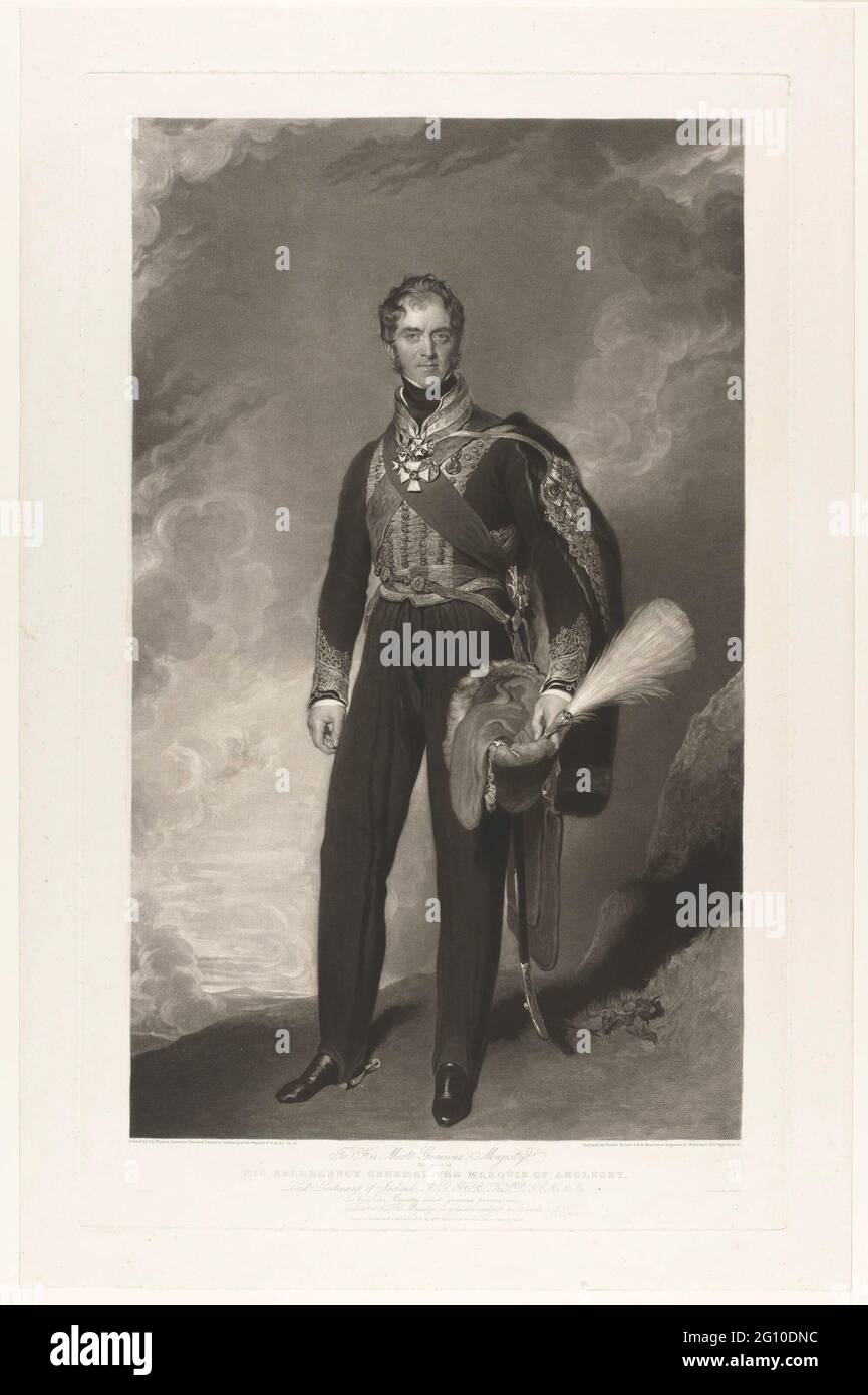 Portrait of Henry William Paget, 1st Marquis of Anglesey. Henry William ...