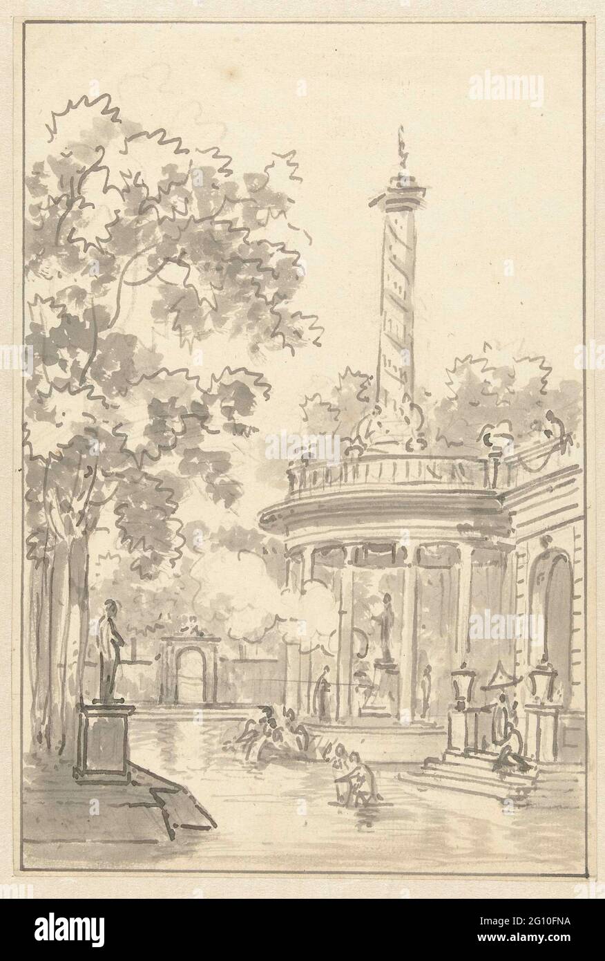 Design for wallpaper painting. Design for a wall painting Stock Photo ...